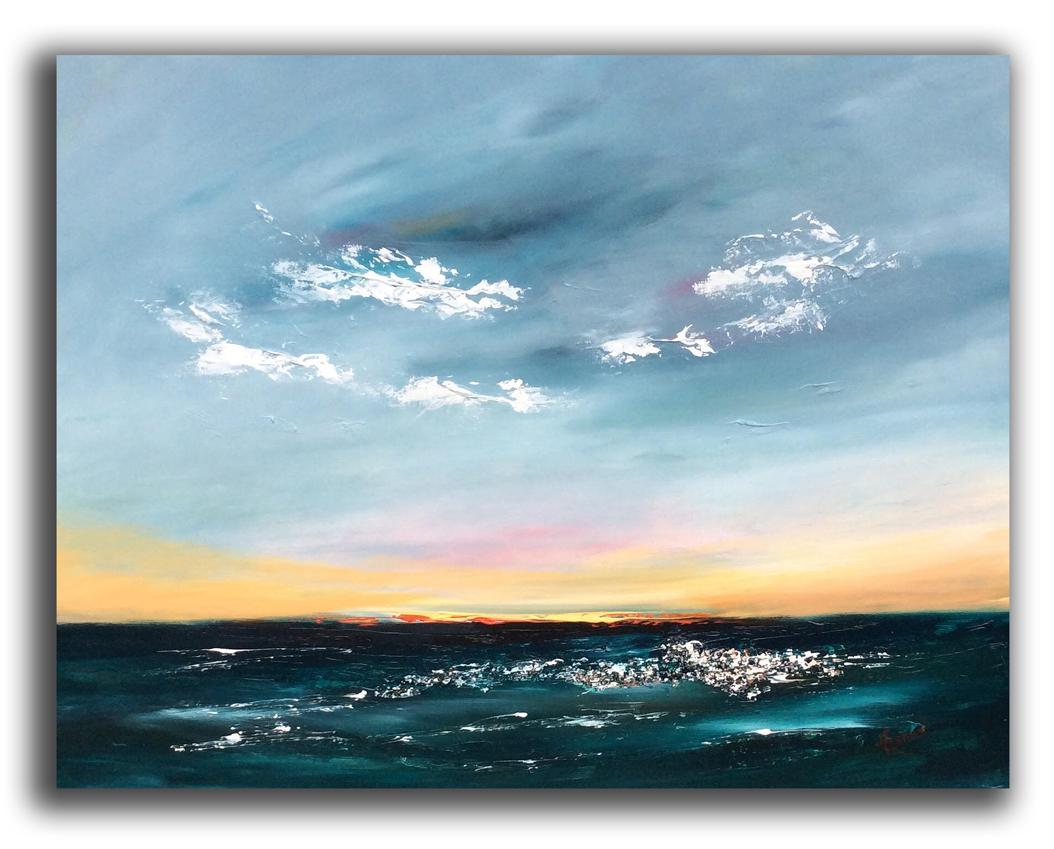 Paintings on Box Canvas – charles A. Borrell