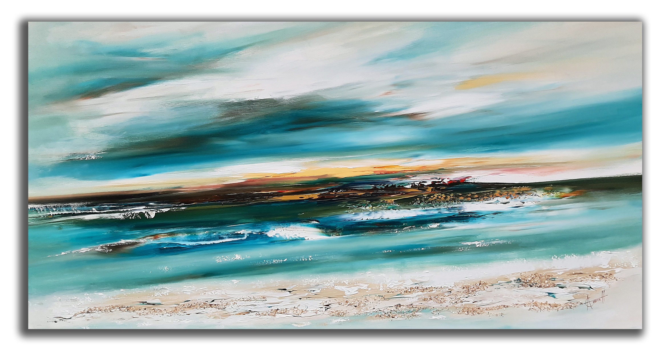 Paintings on Box Canvas – charles A. Borrell