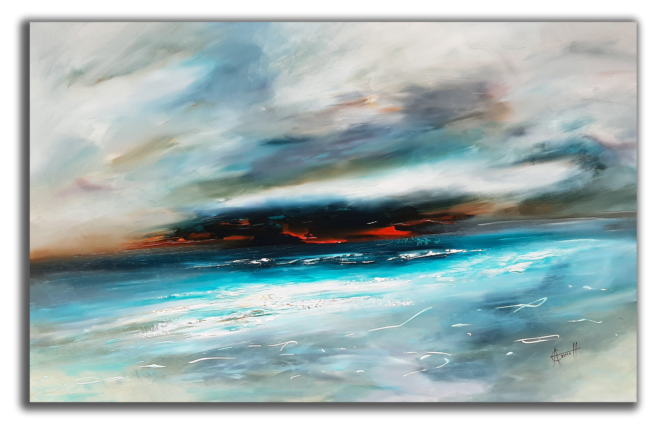 Paintings on Box Canvas – charles A. Borrell