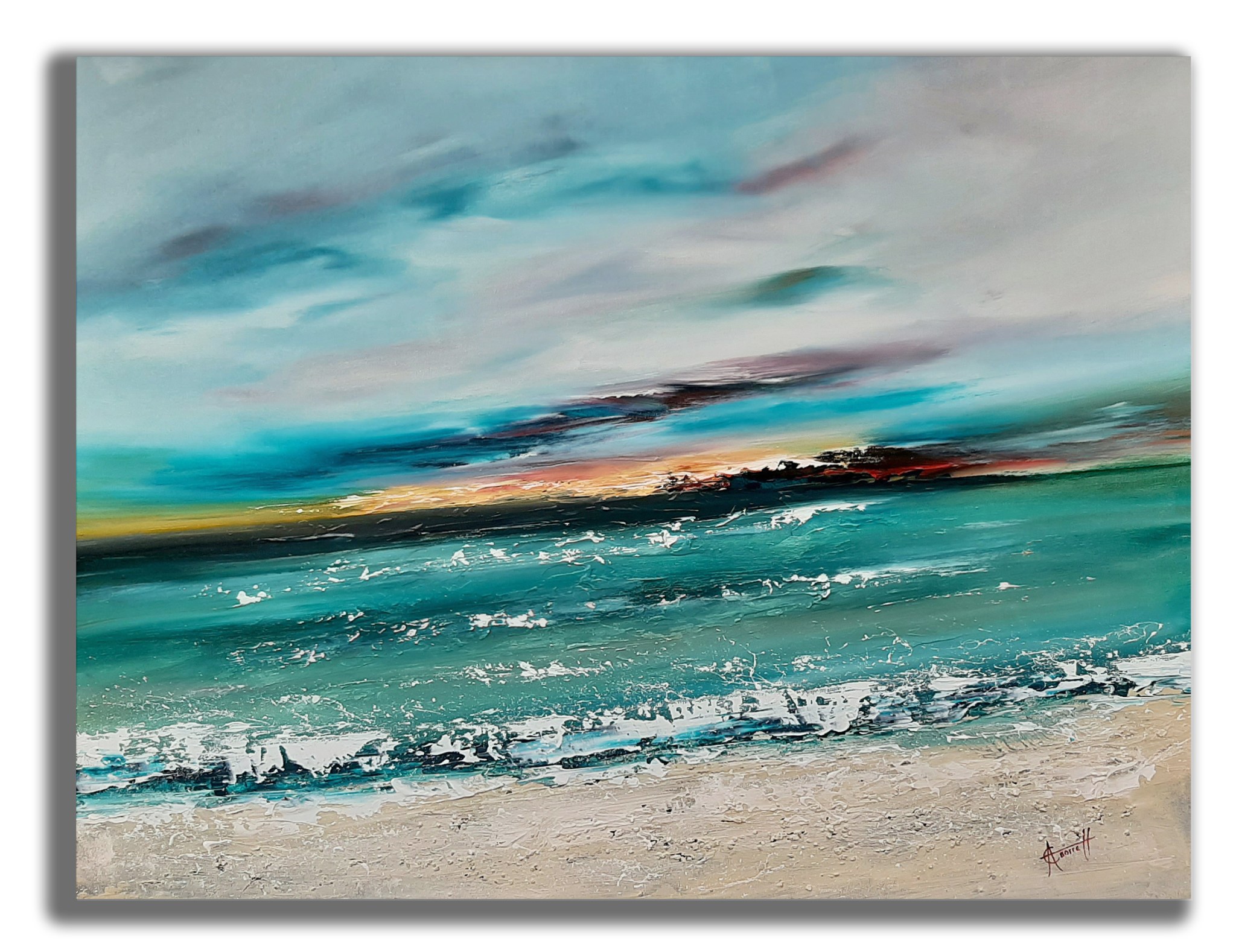 Paintings on Box Canvas – charles A. Borrell