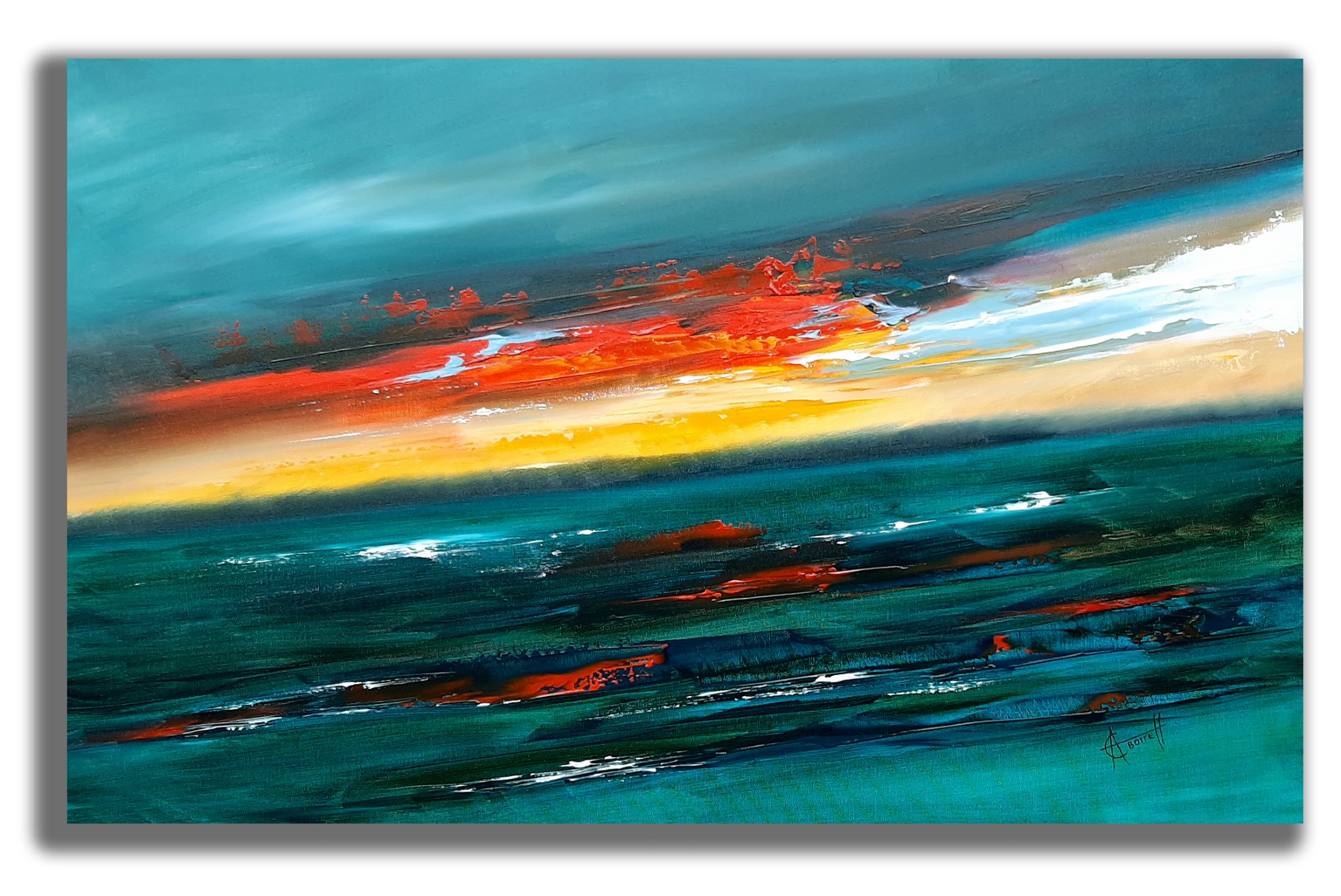 Paintings on Box Canvas – charles A. Borrell
